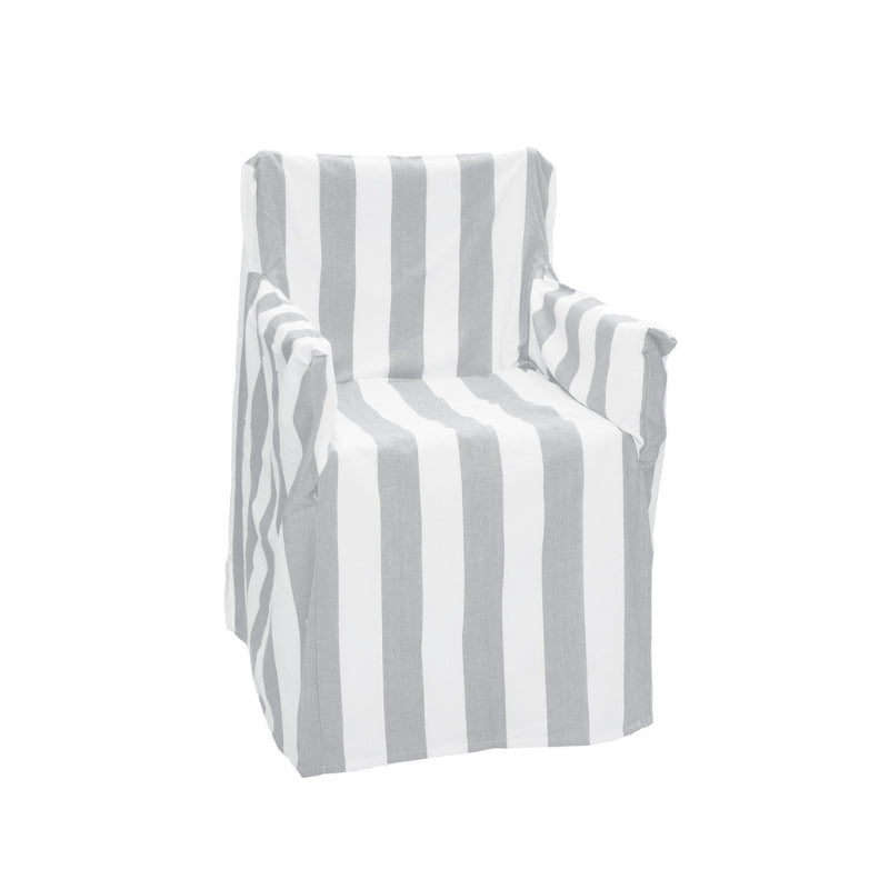 RANS Alfresco Director Stripe Grey Chair Cover
