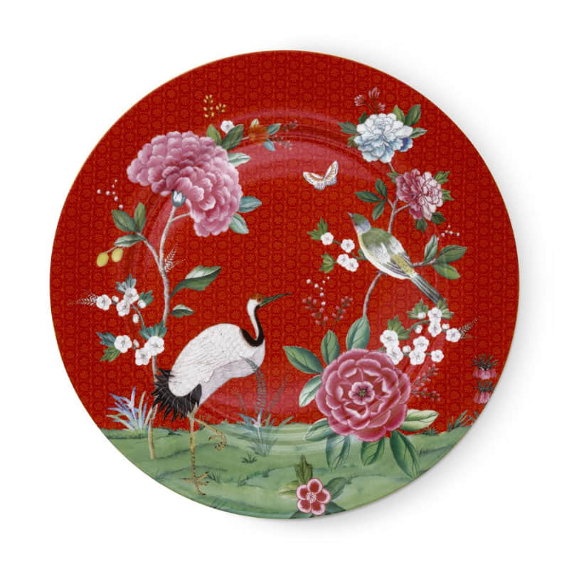 PIP Studio Blushing Birds Red 32cm Underplate | Australia