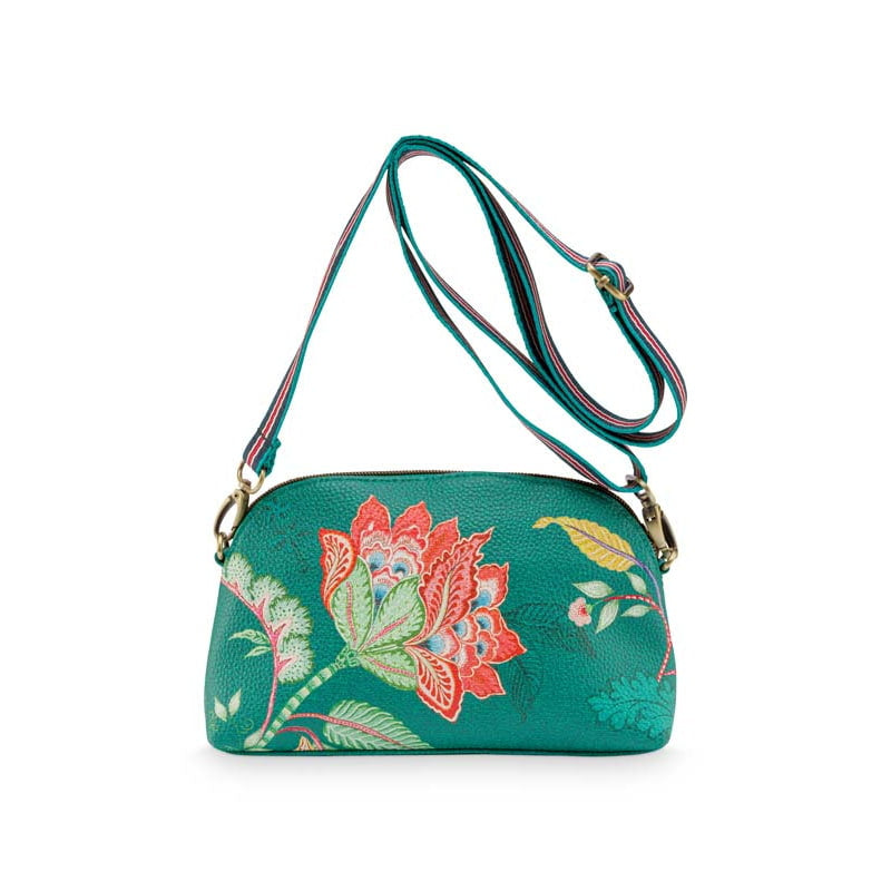 PIP Studio Jambo Flower Green Small Cross Body Bag | Australia