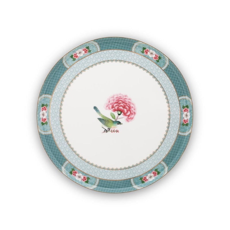 PIP Studio Blushing Birds Blue Round Cake Tray | Australia