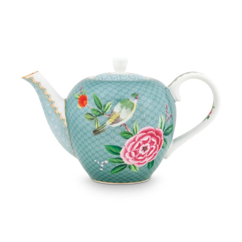 PIP Studio Blushing Birds Porcelain Blue 750ml Tea Pot | Australia